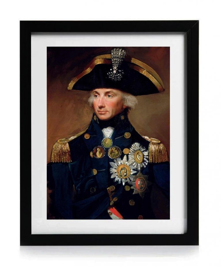 Rear Admiral Lord Horatio Nelson Portrait print picture painting, A4 ...